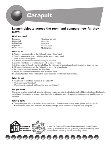 Catapult | Teaching Resources