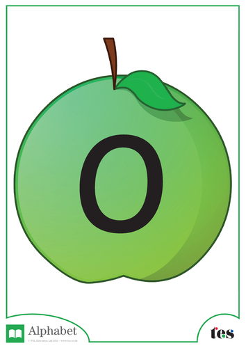 The Letter O - Fruit Theme | Teaching Resources