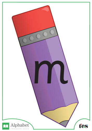 The Letter M - Pencil Theme | Teaching Resources
