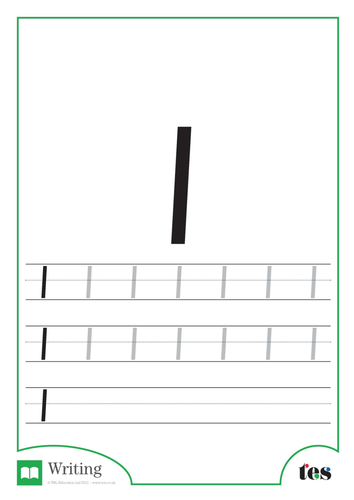 Letter Formation – The Letter I | Teaching Resources