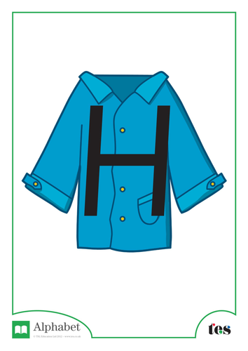 The Letter H - Clothing Theme | Teaching Resources