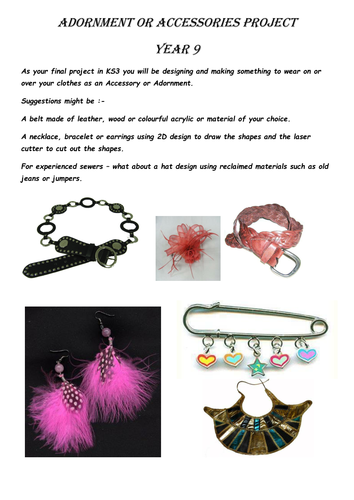 SOW critical work art and design - GCSE/ Nat 5 design project body ...