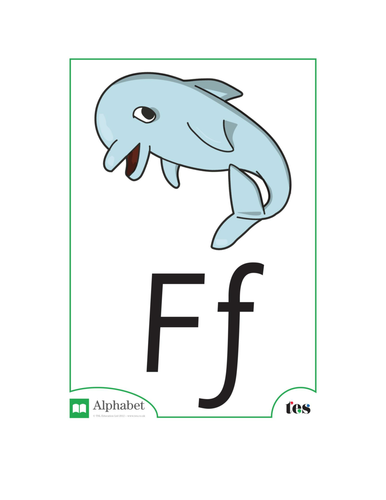 The Letter F - Ocean Theme | Teaching Resources