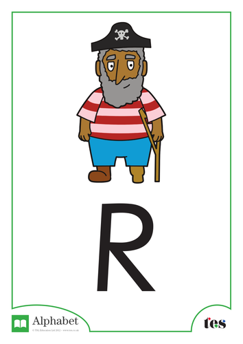 The Letter R - Pirate Theme | Teaching Resources