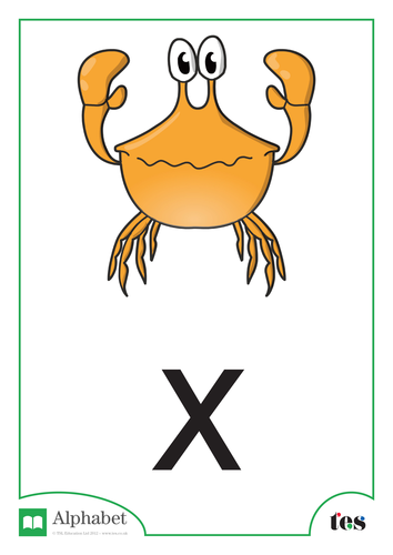 The Letter X - Ocean Theme | Teaching Resources