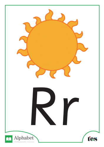 The Letter R - Space Theme | Teaching Resources