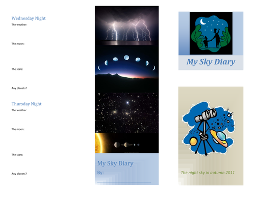 Sky Diary - Earth and Space | Teaching Resources