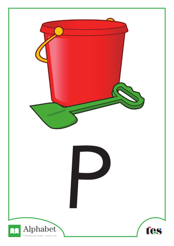 The Letter P - Seaside Theme | Teaching Resources