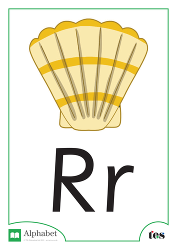 The Letter R - Seaside Theme | Teaching Resources
