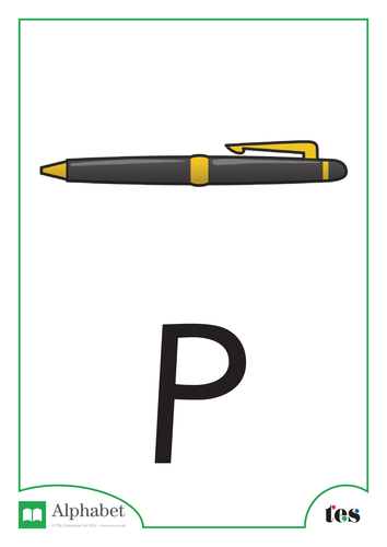 The Letter P - School Theme | Teaching Resources