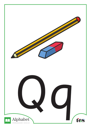 The Letter Q - School Theme | Teaching Resources
