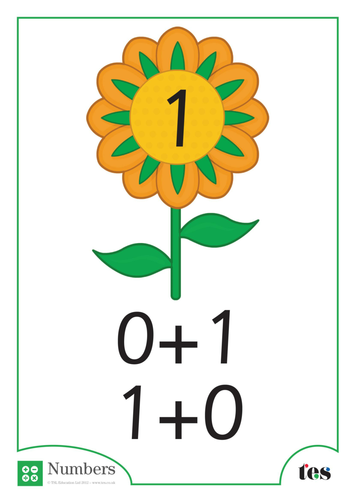 Additions Sheets (total 1) Flower Theme | Teaching Resources