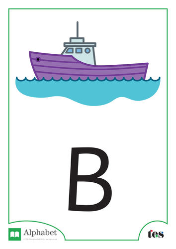 The Letter B - Transport Theme | Teaching Resources