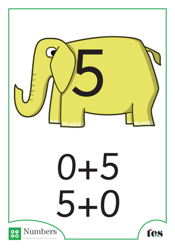 Additions Sheets (total 5) Elephant Theme | Teaching Resources
