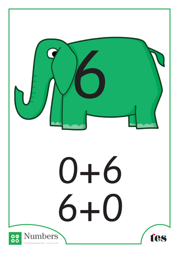 Additions Sheets (total 6) Elephant Theme | Teaching Resources