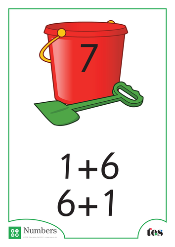 Additions Sheets (total 7) Bucket Theme | Teaching Resources