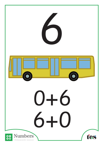 Additions Sheets (total 6) Buses Theme | Teaching Resources