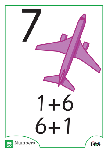 Additions Sheets (total 7) Aeroplane Theme | Teaching Resources