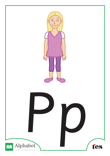 The Letter P - Child Theme | Teaching Resources