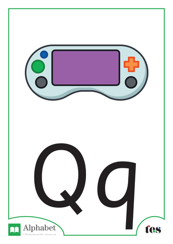 The Letter Q – Toys Theme | Teaching Resources