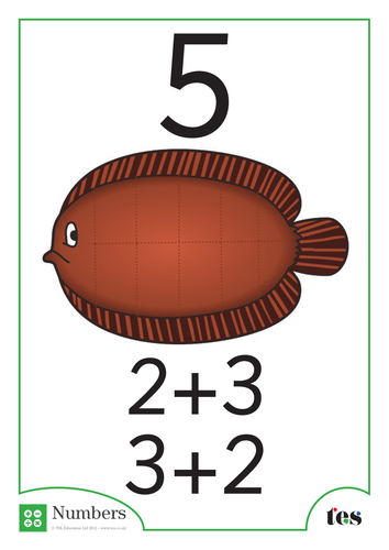 Additions Sheets (total 5) Fish Theme | Teaching Resources