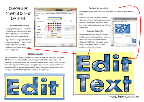 Display Lettering - 161 editable variations | Teaching Resources