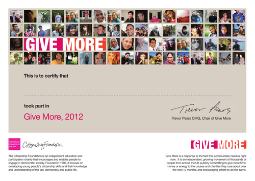 Give More - Free resources | Teaching Resources