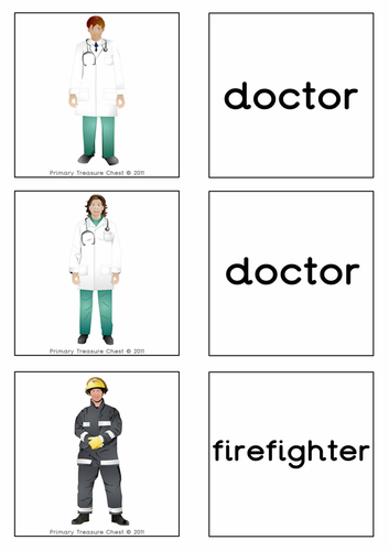 People Who Help Us - 999 - Matching Cards | Teaching Resources