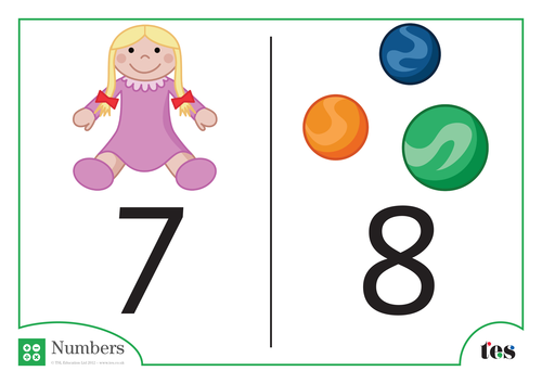 Number Cards - Toys Theme 1-10 | Teaching Resources