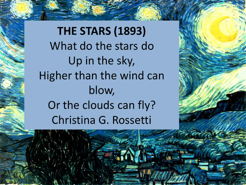 Stars Poetry - NATIONAL POETRY DAY | Teaching Resources