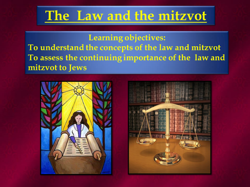 Judaism - The Law and the Mitzvot | Teaching Resources