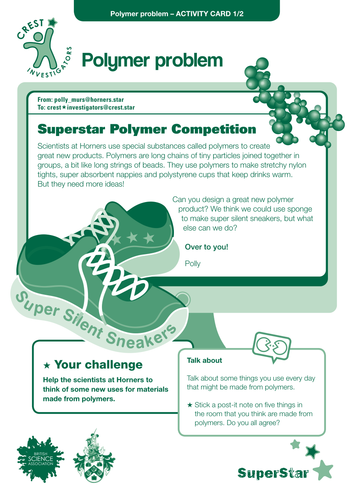 Polymer Problem SuperStar activity | Teaching Resources