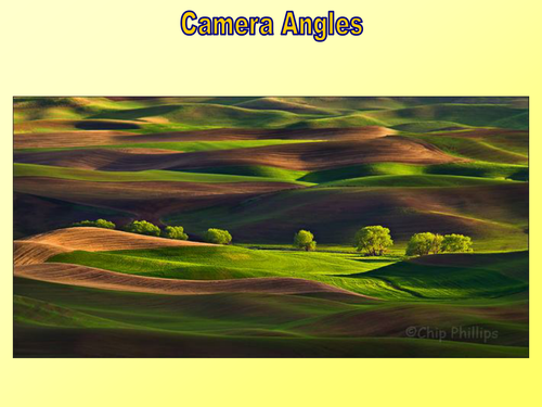 Camera Angles | Teaching Resources