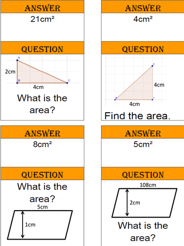 Area Of Triangles And Parallelograms Worksheets Free Area Of Triangles