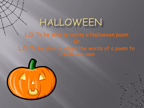 Poeme pour Halloween | Teaching Resources
