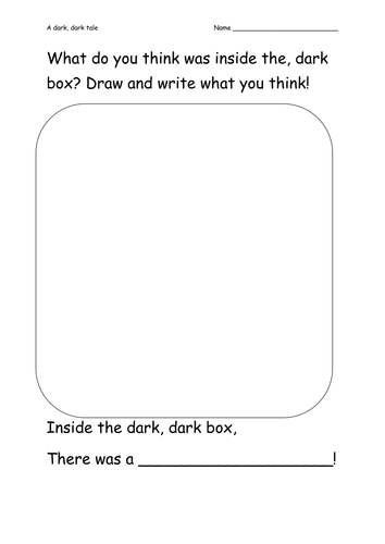 A Dark Dark Tale sensory story and activities | Teaching Resources