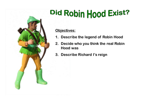 Robin Hood by woodgreenhistory - Teaching Resources - Tes