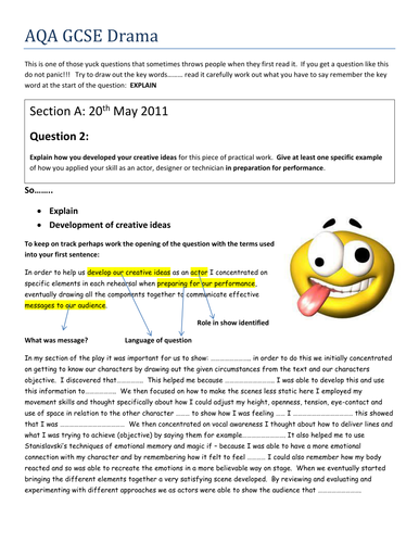 Section A question 2 | Teaching Resources