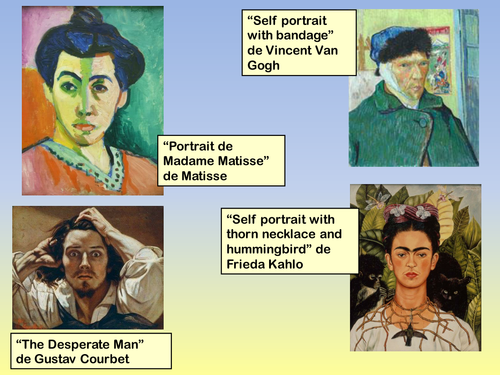 portraits - les cheveux et les yeux | Teaching Resources