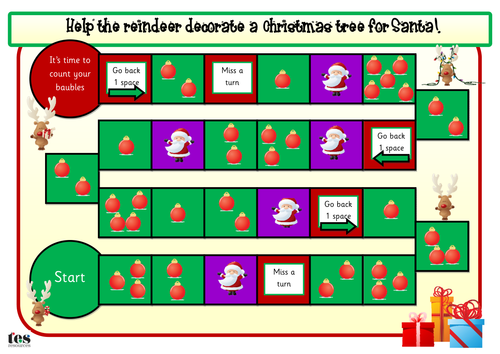 Decorate the Tree Maths Game | Teaching Resources