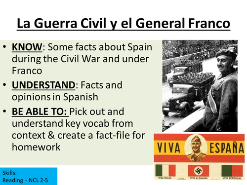 Guerra Civil y Franco | Teaching Resources