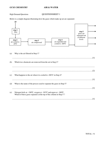 GCSE air questions and answers | Teaching Resources