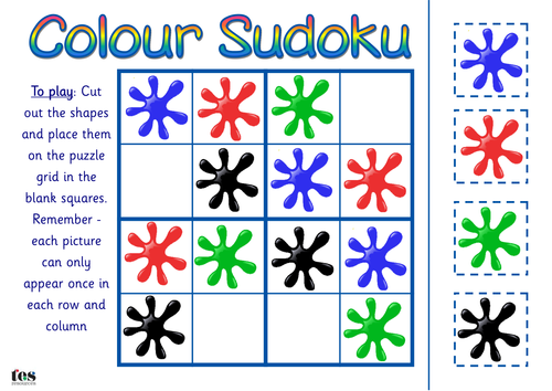 Colour Sudoku | Teaching Resources