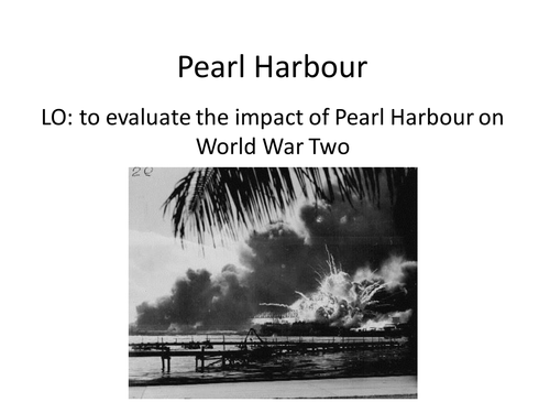 Pearl Harbour | Teaching Resources