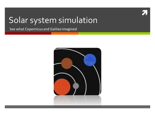 Solar System Simulation App activity | Teaching Resources