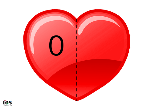 Number hearts, 0-10 | Teaching Resources