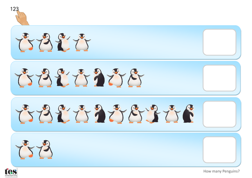 How many Penguins? TEACCH Activity | Teaching Resources