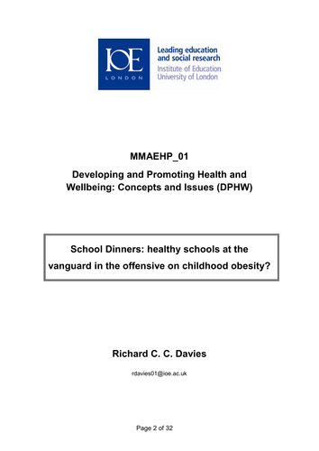 Combating Childhood Obesity through Schools | Teaching Resources Combating Childhood Obesity through Schools | Teaching Resources