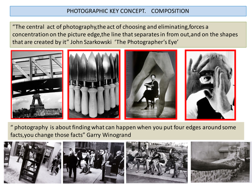Key Concept 'Photographic Composition.' | Teaching Resources