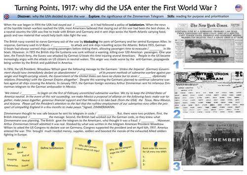 Why did the USA enter the war? | Teaching Resources